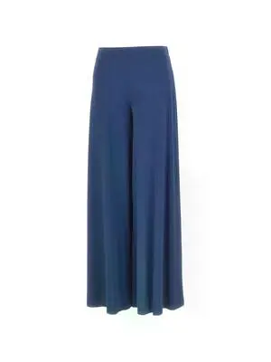 KAOS Wide-leg Trousers - Blue