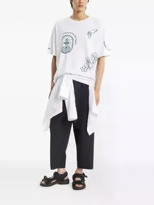 Maison Kitsuné Art Nouveau Graphic-print T-shirt