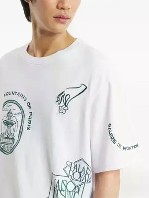 Maison Kitsuné Art Nouveau Graphic-print T-shirt