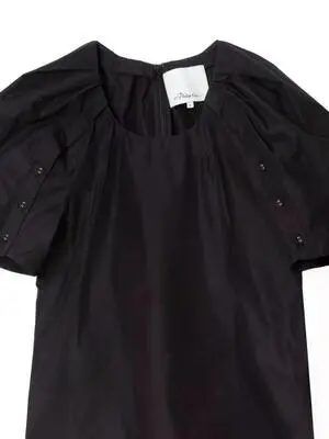 3.1 Phillip Lim Bloom Scoop-neck Top - Black