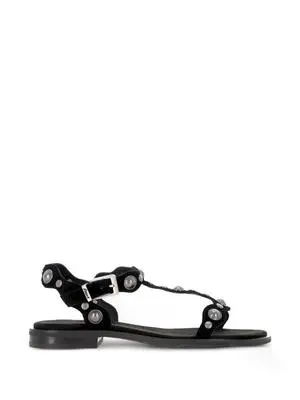 Ash Phanny Studded Sandals - Black