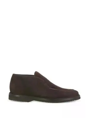 ORTIGNI Leather Desert Boots - Brown