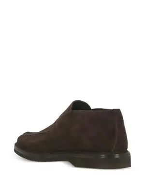 ORTIGNI Leather Desert Boots - Brown