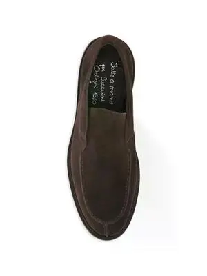 ORTIGNI Leather Desert Boots - Brown