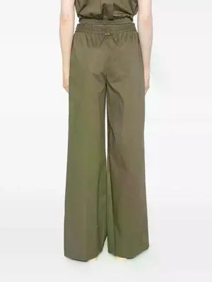 TWINSET Wide Leg Drawstring Trousers - Green