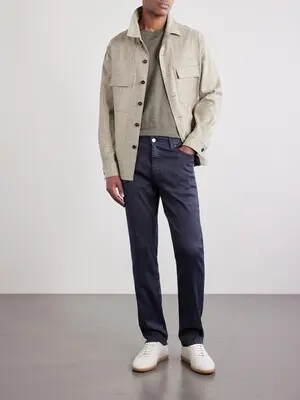 Zegna Oasi Knitted Linen T-shirt
