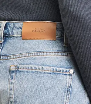 7 For All Mankind Calie Mid-rise Straight Jeans