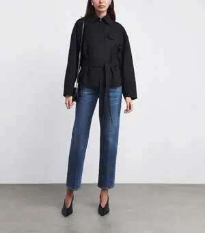 7 For All Mankind Calie Mid-rise Straight Jeans