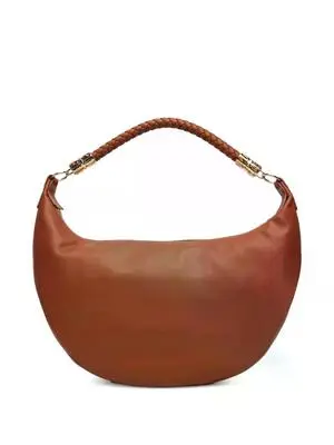 Moschino Logo-detail Braided-handle Tote Bag