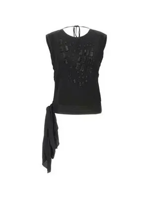 JACQUES Jewel-embroidered Top