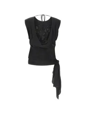 JACQUES Jewel-embroidered Top
