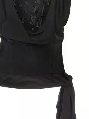 JACQUES Jewel-embroidered Top