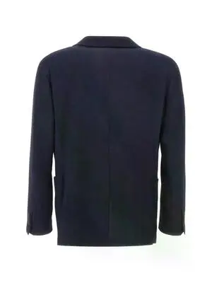 MANUEL RITZ Logo-pin Patch-pocket Blazer