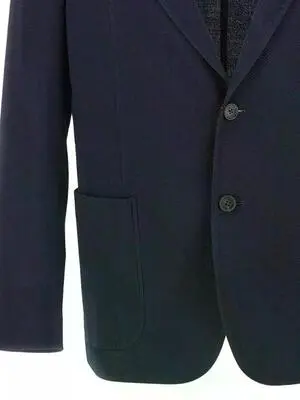 MANUEL RITZ Logo-pin Patch-pocket Blazer