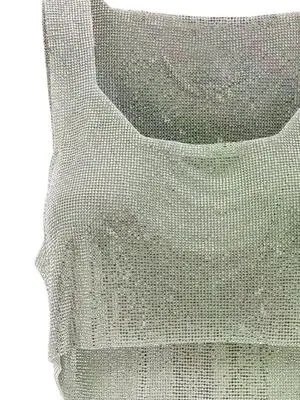 TWENTY FOURHAITCH Rhinestone Embellished Tank Top