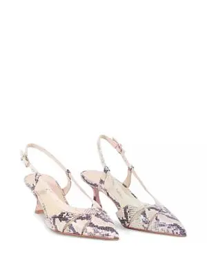 SERGIO LEVANTESI Edda Cut-out Slingback Pumps