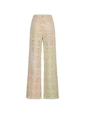 FRAME Crochet Trousers