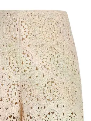 FRAME Crochet Trousers