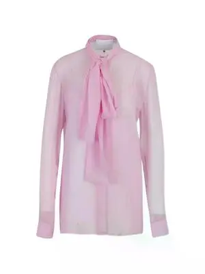 Costarellos Tie-neck Blouse