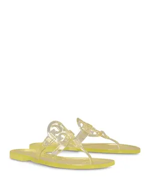 Tory Burch Miller Jelly Sandals - Yellow