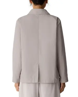 Eileen Fisher Light Cotton Nylon Easy Blazer - Dove