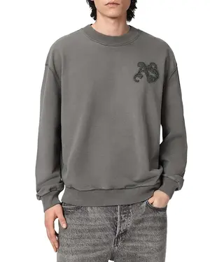 ALLSAINTS Insignia Crew - Washed Black