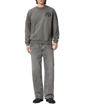 ALLSAINTS Insignia Crew - Washed Black