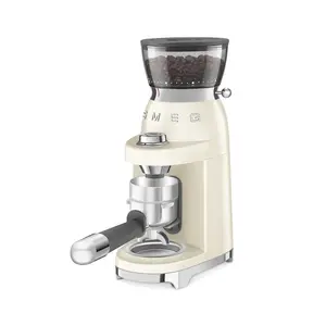 SMEG Coffee & Espresso Conical Burr Grinder - Cream