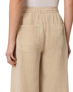 ALLSAINTS Jett Pull On Wide Leg Pants - Sand Brown