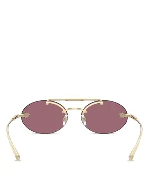 Versace Oval Sunglasses 56mm