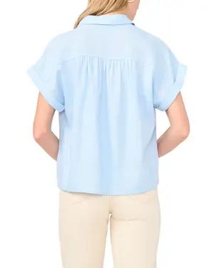 1.State Collared Top