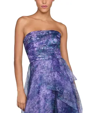 Theia Fahreta Strapless Gown - Botanic Tw