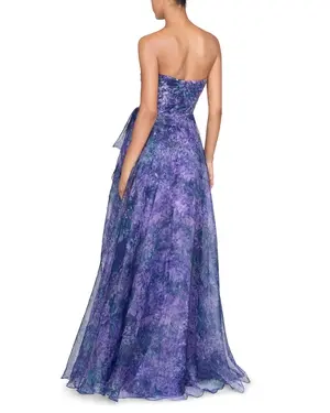 Theia Fahreta Strapless Gown - Botanic Tw