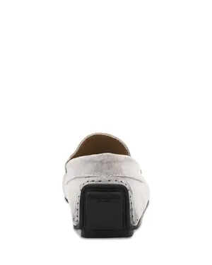 Bruno Magli Taso Suede Loafers - Light Grey
