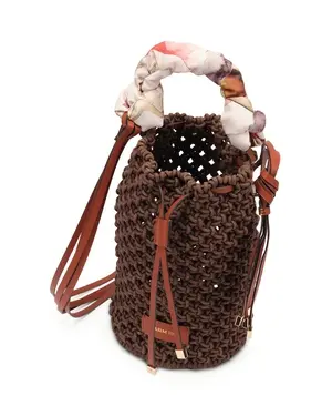 Farm Rio Medium Macrame Shoulder Bag