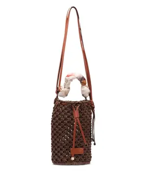 Farm Rio Medium Macrame Shoulder Bag