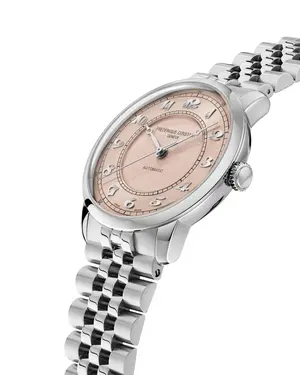 FREDERIQUE CONSTANT Classic Automatic Watch, 39mm - Silver/pink