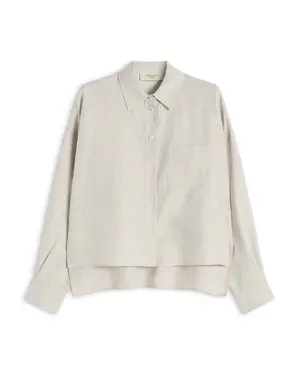Max Mara Linen Canvas Shirt Jacket - Ecru