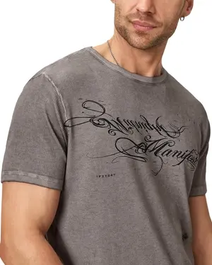 John Varvatos Short Sleeve Clean Crewneck Tee