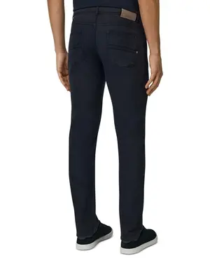Boggi Milano Regular Fit Stretch Cotton Jeans - Navy Blue