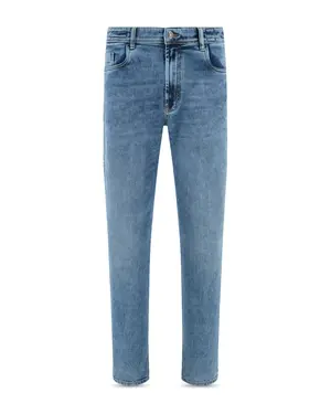 Boggi Milano Regular Fit Jeans - Medium Blue