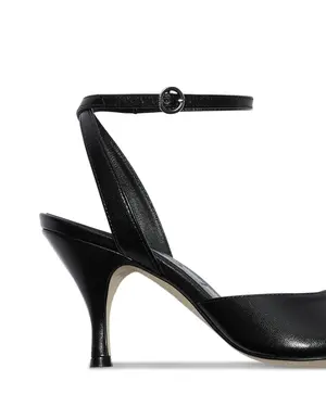 AeydĒ Jada Leather Sandals - Black
