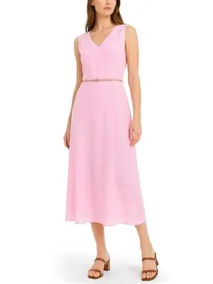 Fabiana Filippi Viscose Midi Dress