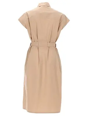 Fabiana Filippi Sleeveless Dress With Belt