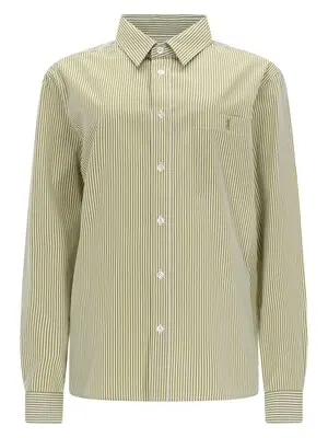 Saint Laurent Camicia "cassandre - Green