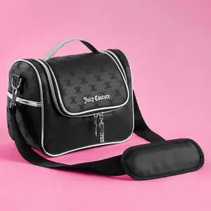 Juicy Couture Lunch Cooler Bag - Black Embossed Logo