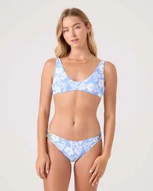 Roxy Golden Glow Reversible Scoop Bikini Top - Blugreen