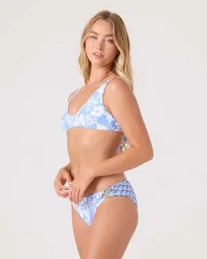 Roxy Golden Glow Reversible Scoop Bikini Top