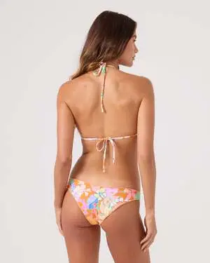 Roxy Lei It On Me Hipster Shirred Cheeky Bikini Bottom