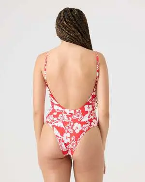 Roxy Days Of Summer Low Back One Piece Swimsuit